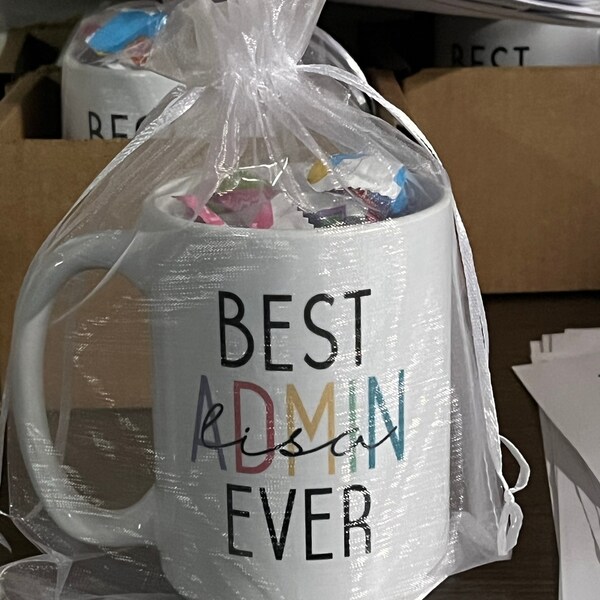 Admin Mug, Administrative Professionals Day Gift, Personalized Mug ...