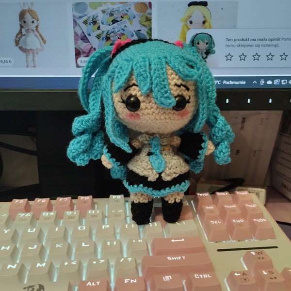 PDF: Hatsune Miku Inspired Amigurumi Doll - Crochet Pattern by ...