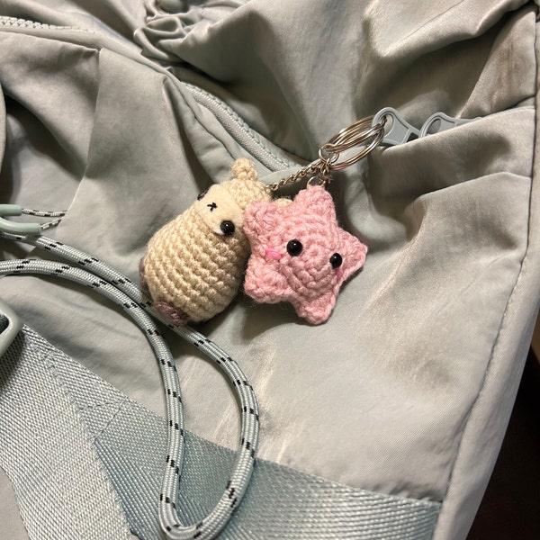 Handmade Crochet Mini Star Keychain - Etsy