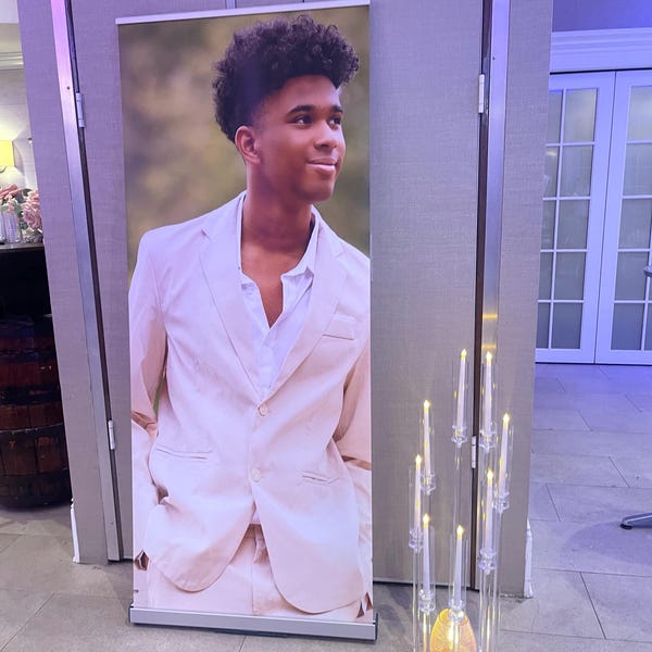 Custom Birthday Retractable Banner Stand INCLUDED With Full Color Print ...