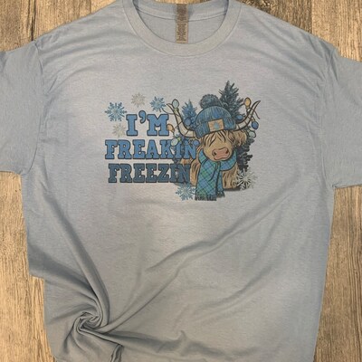 I'm Freakin Freezin Png Sublimation Design Download, Hello Winter Png ...