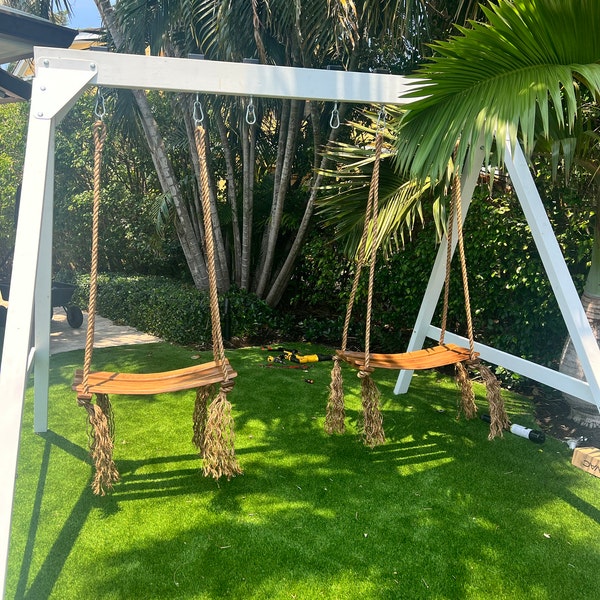 Wildflower Wine Barrel Rope Swing - Etsy