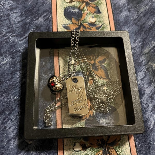 Love and Deepspace Caleb When U Come Back Pendant, Caleb Necklace ...
