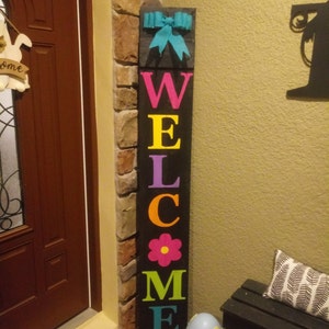 Monogram Porch Sign Welcome Porch Sign Family Name | Etsy