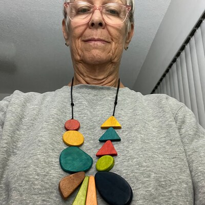 Multi-color Statement Necklace, Statement Necklace for Women, Funky ...