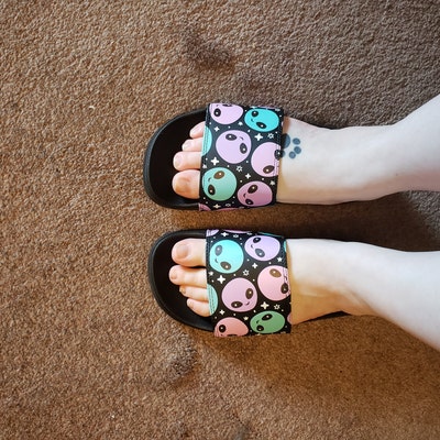 Alien Slides Womens Sizes 6-12 - Etsy