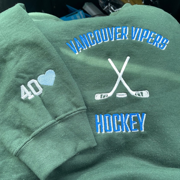 Vancouver Vipers Sweatshirt / Consider Me Becka Mack/ Playing for Keeps ...