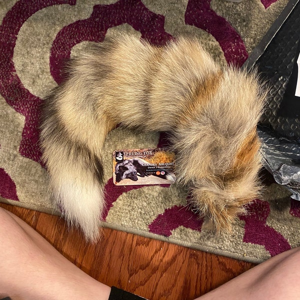 Choose Your Own, Real Fur Red Fox Tail Keychain With Swivel Clasp ...