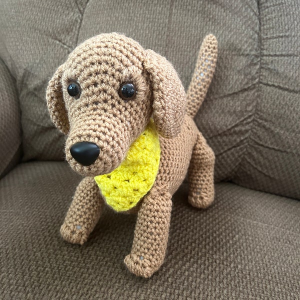 Dachshund Crochet Pattern: Realistic Sausage Dog Amigurumi (PDF ...