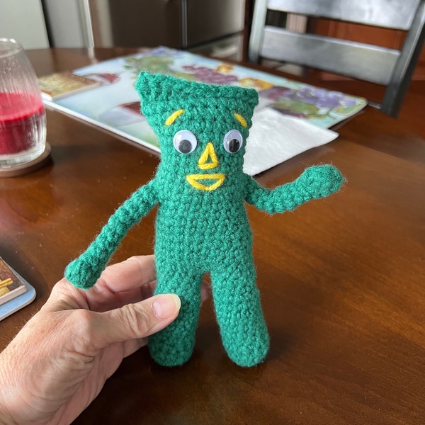 Gumby Amigurumi Crochet Pattern: Vintage Toy (PDF Pattern) - Etsy