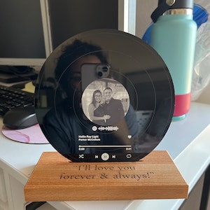 Song Personalized Record Birthday Gift for Her Anniversary - Etsy