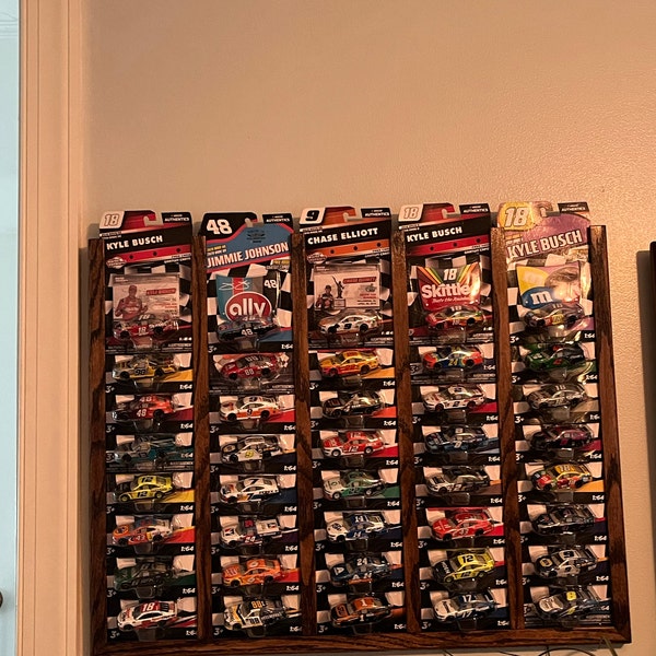 Unopened 1/64 Scale Die-cast Cars Oak Display Rack ("free" Shipping) - Etsy
