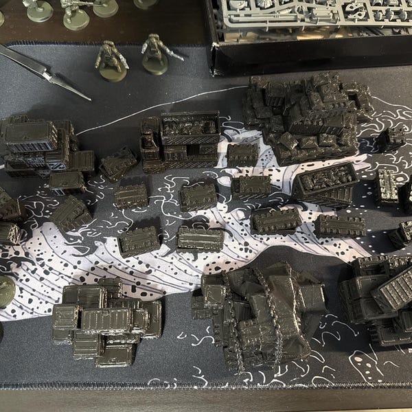 Industrial Ruins Set 2: Mars Factory Wargaming Terrain Series Patrol ...