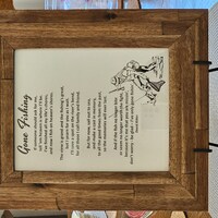 Gone Fishing Poem - Printable Memorial Download by David Ritter ...