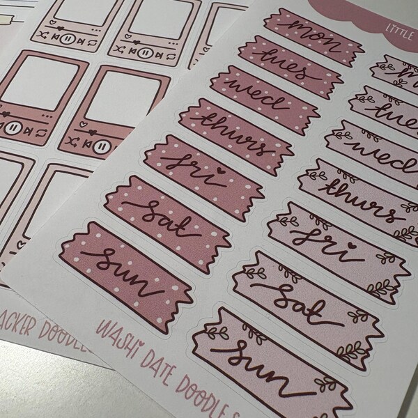 Reusable Sticker Book | 5x7 | Sticker Organisation | Planner Stickers ...