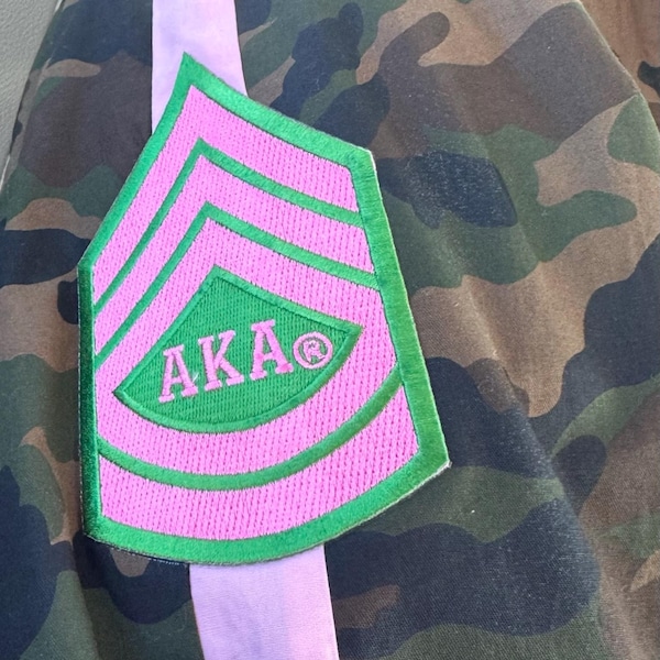 AKA Shield Patch, Patches, 1908, Pink and Green Patch, One Patch per ...