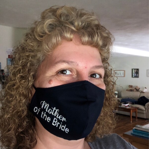 Bridal Party Wedding Masks, Mother of the Bride Groom Mask, Maid of ...