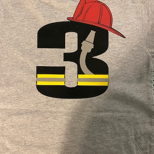 3 Three Firefighter JPG, Png & SVG, DXF Cut File, Printable Digital ...