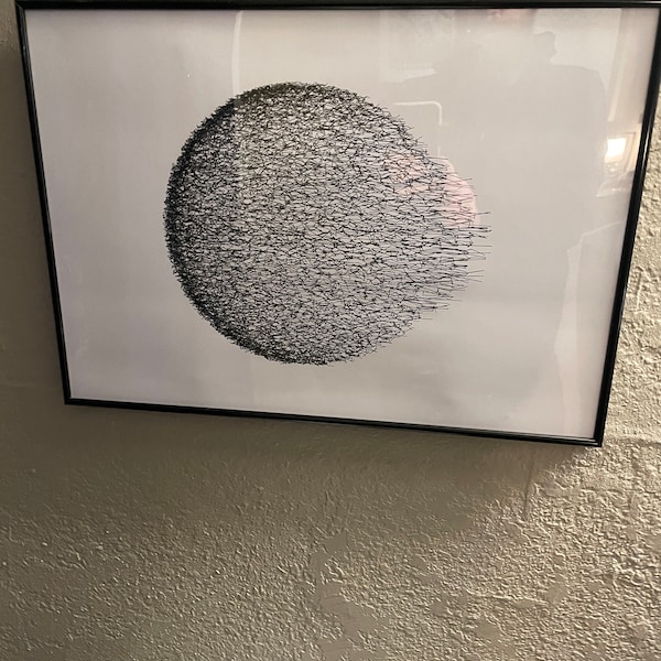 Enigmatic Sphere Ac2 Ink Drawing Generative Art Plotter Art Modern Art ...