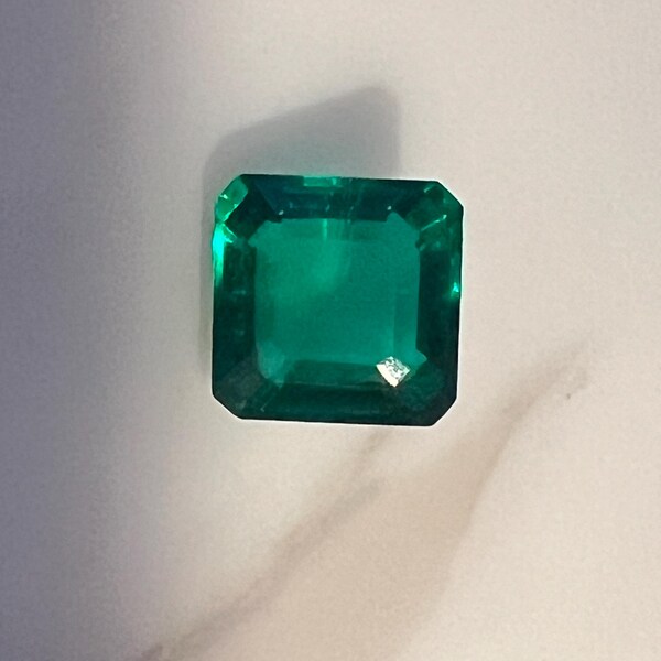 Lab Created Emerald Earrings Emerald Rings MM Size Gemstone Jewelry ...