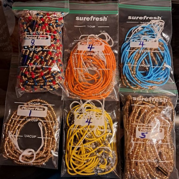 Ghana Waist Beads/gift for Her/handmade African Waist Beads/ Belly ...