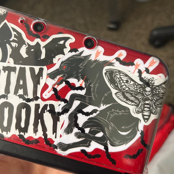 Black Wolf Chained Red Background Wolf Wall Art Gothic Home Decor Dark ...