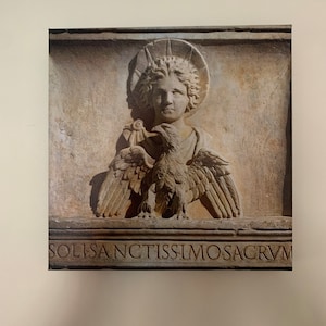 Sol Invictus the Ancient Roman Sun God 12x12 Canvas Wall Art From an ...