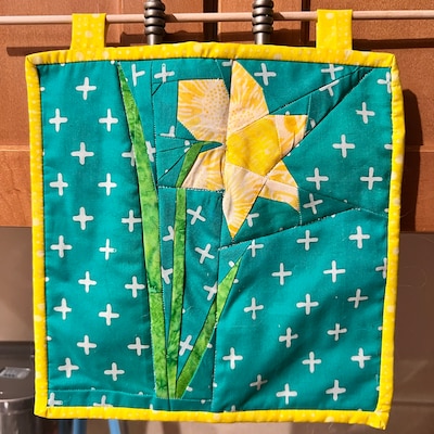 Daffodil, Flower Foundation Paper Piecing Pattern FPP, Quilt Block, PDF ...