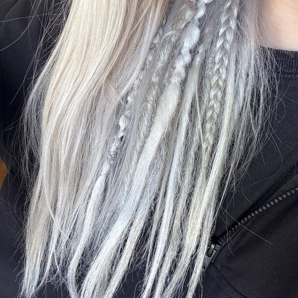 Boho Locs Extensions, Light Brown Dread Dark, Partial Dreads Accent ...