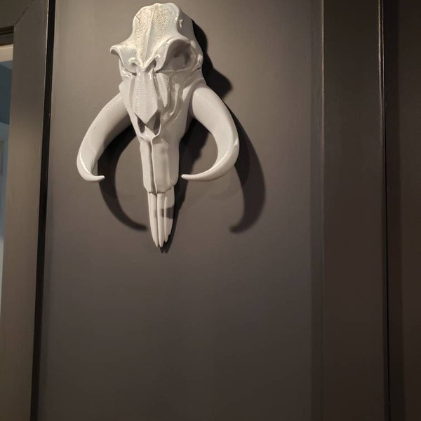 3D Printed Mythosaur Skull Wall Decor - Mandalorian Gift - Etsy