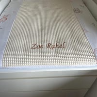 Pink Changing Mat in Fabric, Changing Pad With Accessory Baskets, Baby ...