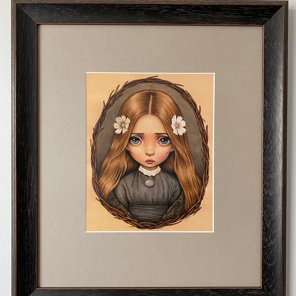 Dragon Girl A4 Print. Raul Guerra. - Etsy