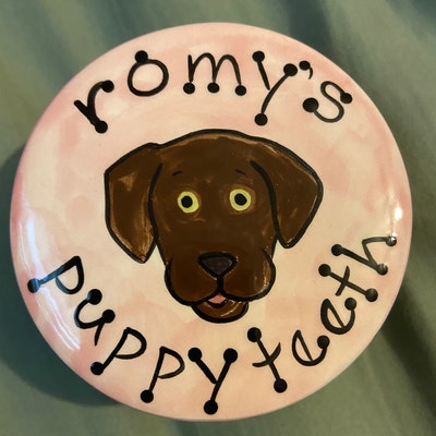 New Puppy Tooth Box / Puppy Teeth Box / Custom Pet Gift / Personalized ...