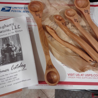 Taste Testing Spoon wooden, Cherry Wood - Etsy