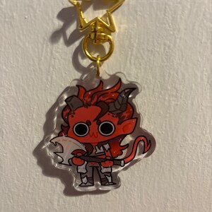 CHARM Baldur's Gate 3 Inspired Keychains Ft. Astarion, Gale, Halsin ...