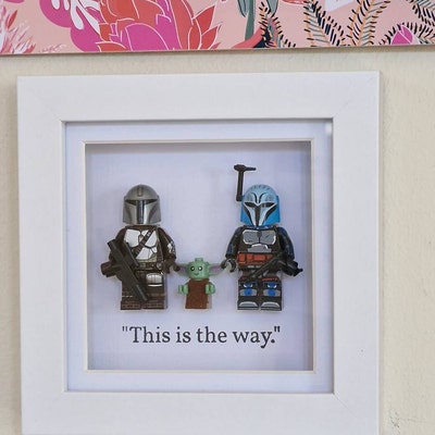 Star Wars the Mandalorian & Grogu Mini Figure Quote Handmade - Etsy