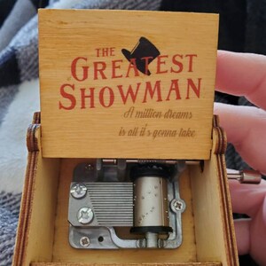 The Greatest Showman Music Box A Million Dreams Music Box Greatest ...