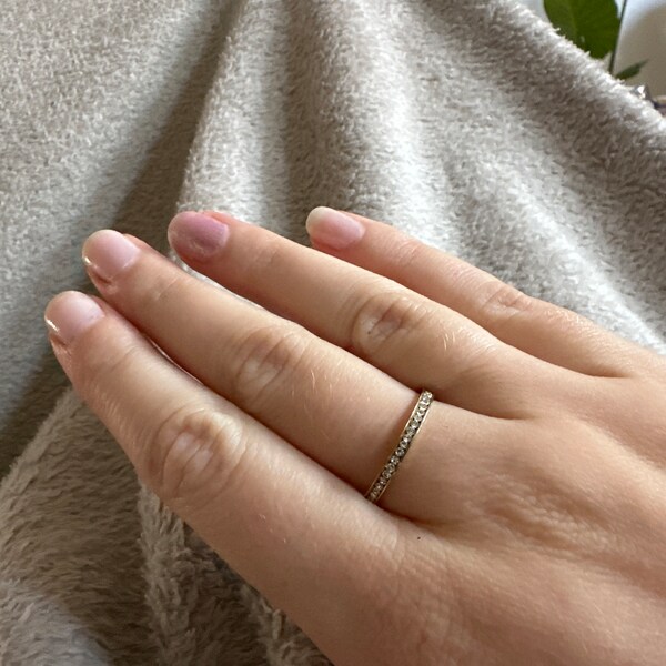 Gold Diamond Promise Ring Set for Couples Matching Ring Set for Him and Her His and Her Couple ...