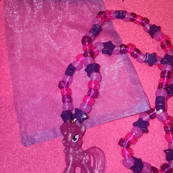 Mlp Kandi Necklace. Multiple Styles. Rave EDM EDC Rainbow PLUR Festival ...