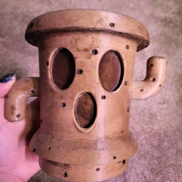 3D Printed Hand-painted Gyroid Lloid Succulent Planter Vase Inspired by ...