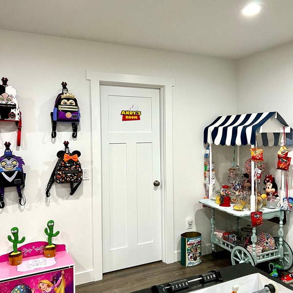 Toy Room Door Name Sign Custom Made 3D Printed Story Sign for a ...