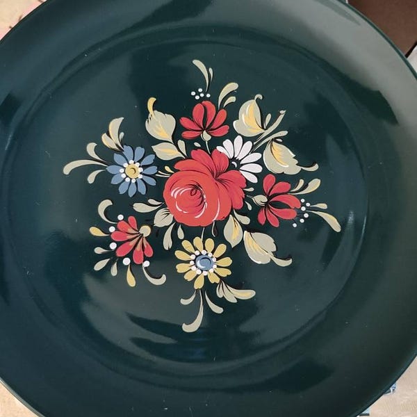 Vintage Art Deco Mepoco Ware Blue and White Circles Candy Dish ...