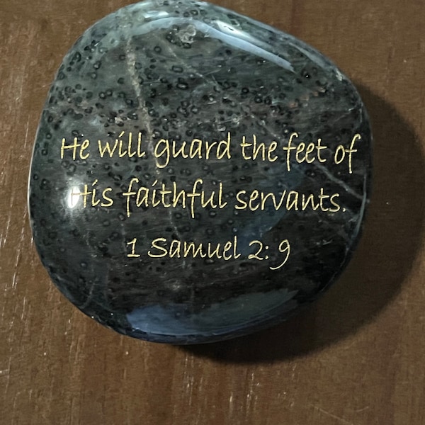 Engraved River Rocks - CUSTOM Scripture Verses - You Choose Your Verse ...