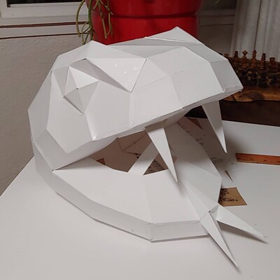 Snake Mask, Cobra Mask DIY Paper Mask, Printable Template, Papercraft ...