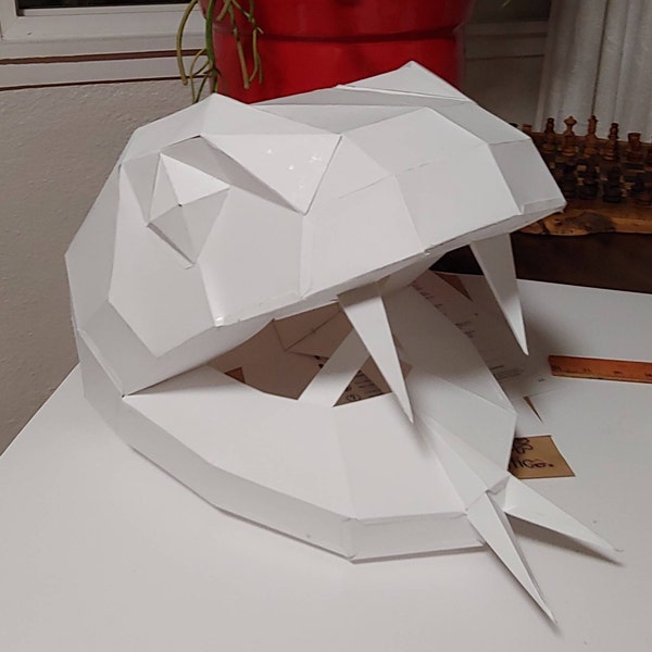 Snake Mask, Cobra Mask | DIY Paper Mask, Printable Template, Papercraft ...