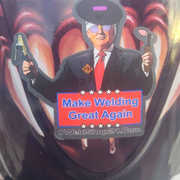 Funny Welder Sticker for Welding Hood Gift for Welder Possum Sticker ...