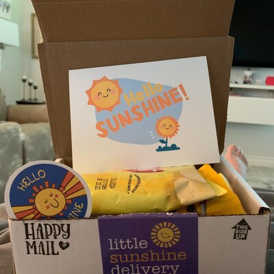 Just BEE Cause Little Yellow Box of Sunshine Care Package Snack Box ...