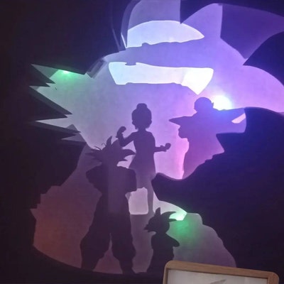 Godzilla Shadow Box SVG Digital Download Files Light Box - Etsy Canada