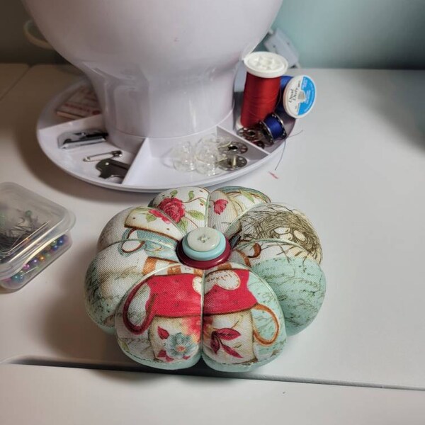 Handmade 4-5” Pin Cushion, Perfect Size Pin Cushion for Sewing ...