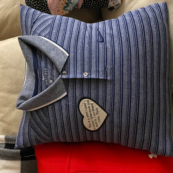 Embroidered Memory Patch Heart: Pre-made Memorial Patch for Pillows, Blankets, Bears & Other ...